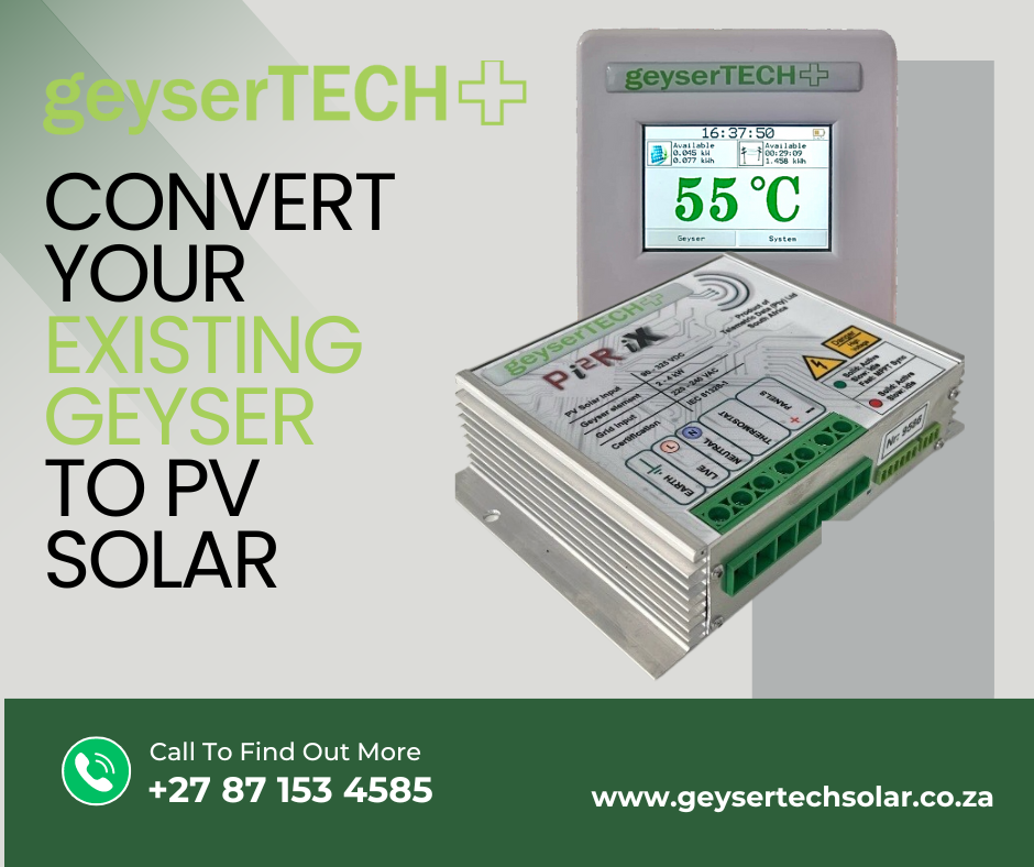 Geysertech Pi2R iX SMART geyser solar controller combo (without WiFi ...