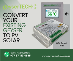 Geysertech Pi2R iX SMART geyser solar controller combo (WiFi ...