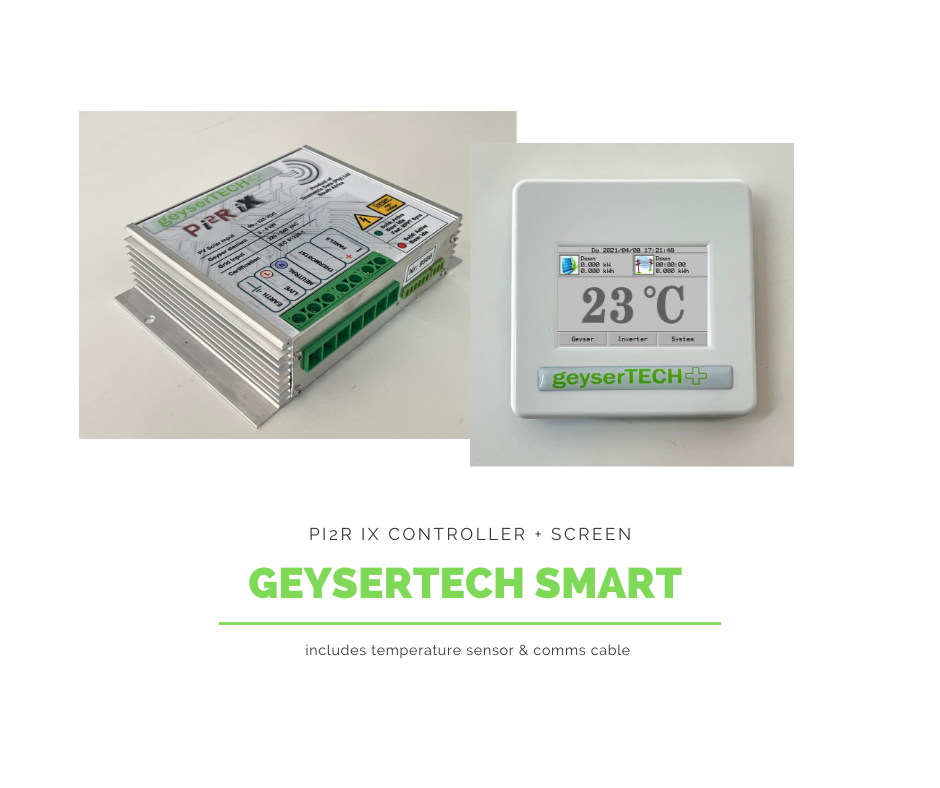 Geysertech Pi2R iX SMART geyser solar controller combo (WiFi ...