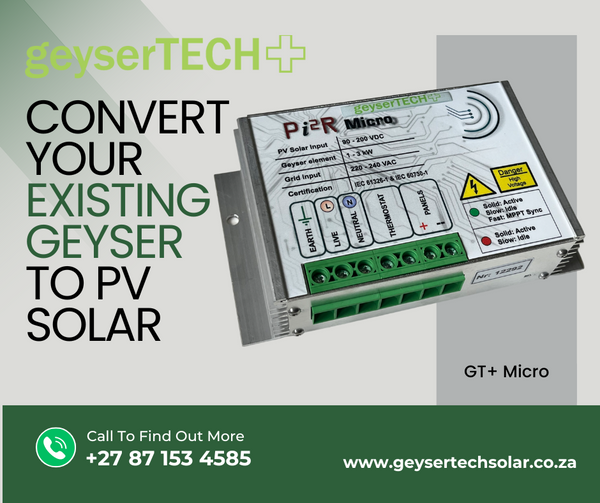 Geysertech Pi2R Micro Geyser Solar Controller – geyserTECH+ Solar